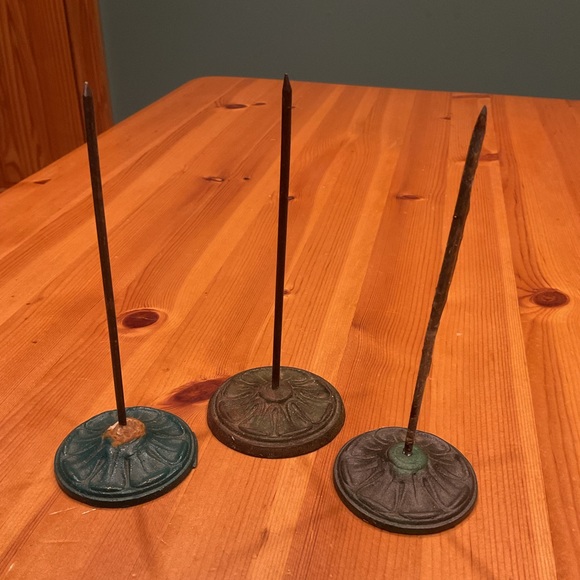 Antique | Office | Antique Vintage Receipt Spikes Floral Green Receipt ...